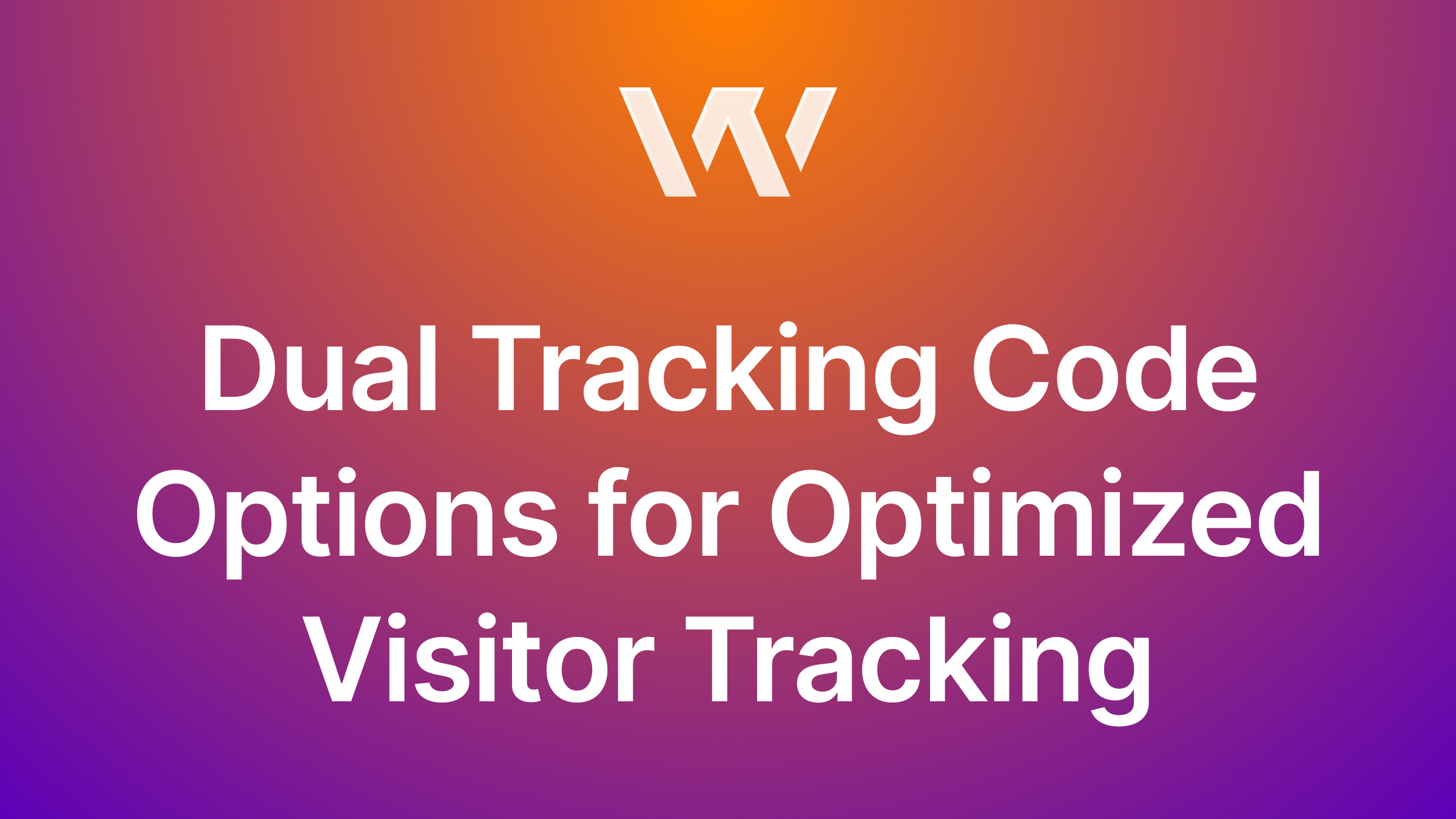 Optimized Visitor Tracking with Dual Code Options