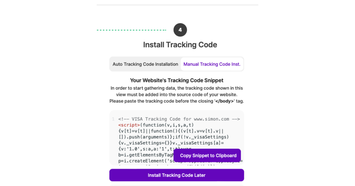 How to Install the Tracking Code and Start Collecting Website Insights