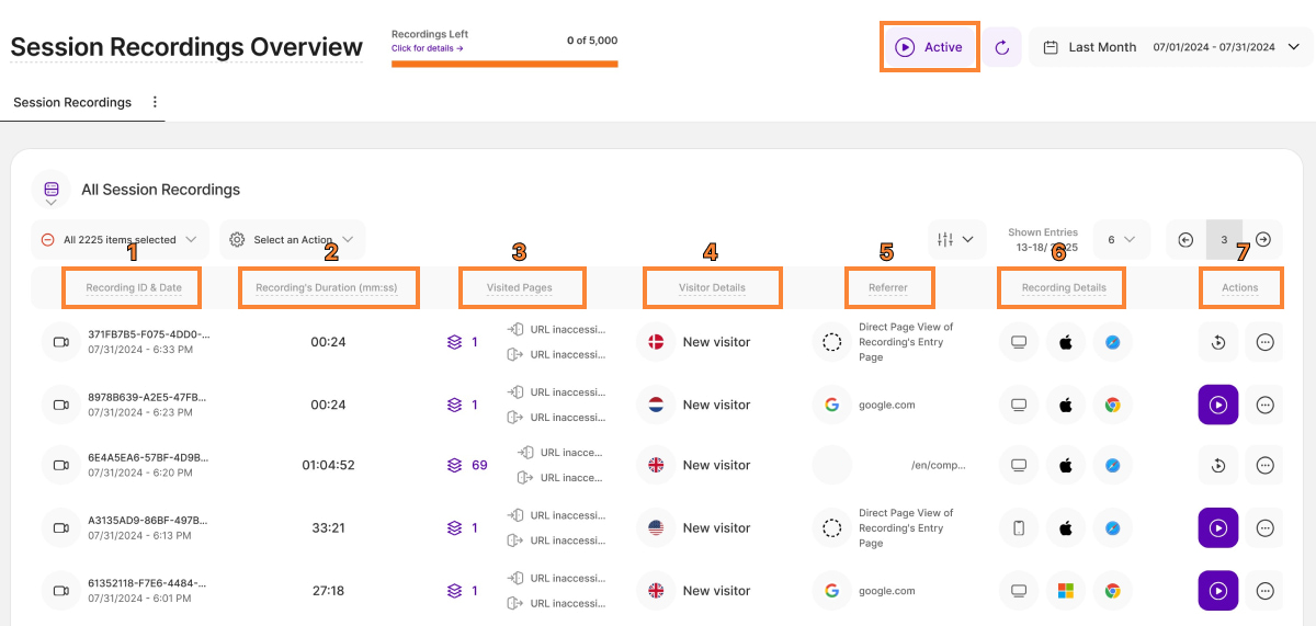 Session Recordings | Watch and Optimize Your Website